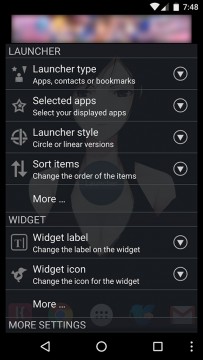 CircleLauncher – with Ads : タップで円状にアイコン展開するランチャーウィジェット – OREFOLDER